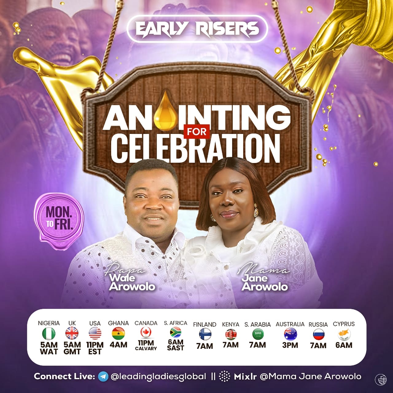 Mama Jane Arowolo | 12 DAYS OF GLORY DAY 12